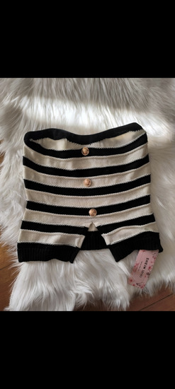      SHEIN MOD prugasti pleteni top