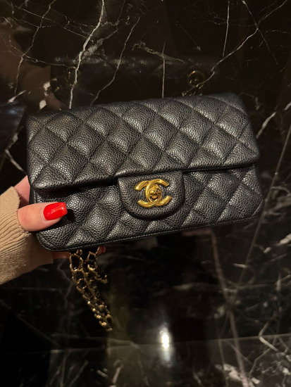 CHANEL torba Caviar koza