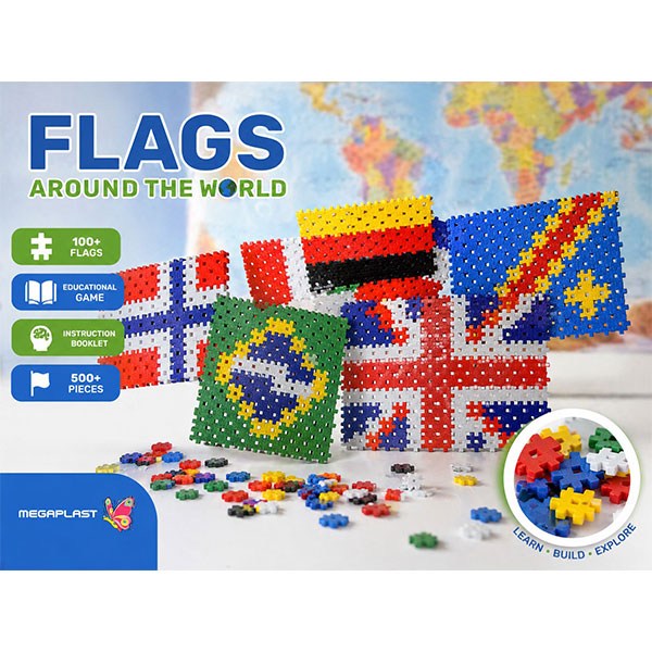 Mega puzzle Zastave Megaplast 3951862