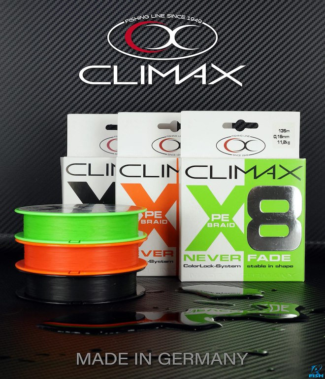 Upredena Struna Climax X8 Neverfade