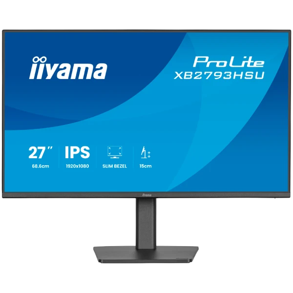 IIYAMA Monitor LED XB2793HSU-B1 27 IPS 1920x1080 120Hz, 16:9. 350cd, 1500:1, 1ms, HDMI, DP, USB HUB, Full Ergo, Pro ( XB2793HSU-B1 )