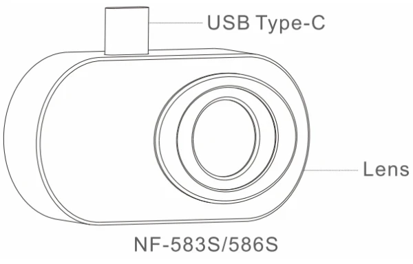 TERMALNA KAMERA, NOYAFA NF-583S USB C