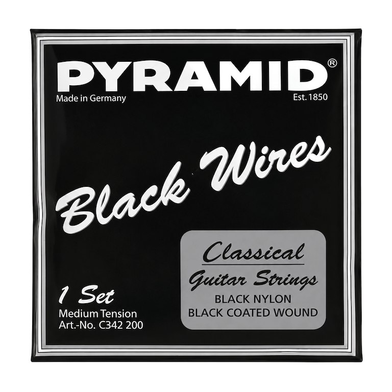 Pyramid 342 200 Classical BLACK - Žice za klasičnu gitaru