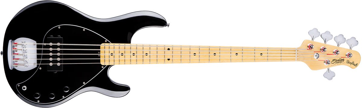 Sterling by Music Man StingRay5 Black - Bas gitara