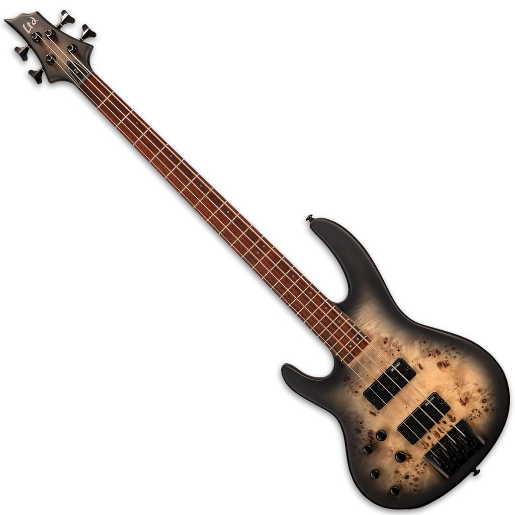 ESP LTD D-4 D-4 BPBLKNBS LH BLACK NATURAL BURST SATIN LE... B