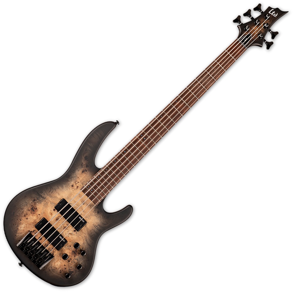 ESP LTD D-5 BLKNBS BLACK NATURAL BURST SATIN C