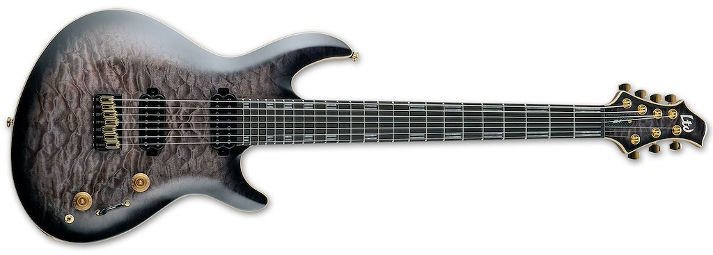 ESP LTD JR-7 QM FBSB JAVIER REYES SIGNATURE - Incl.Case B