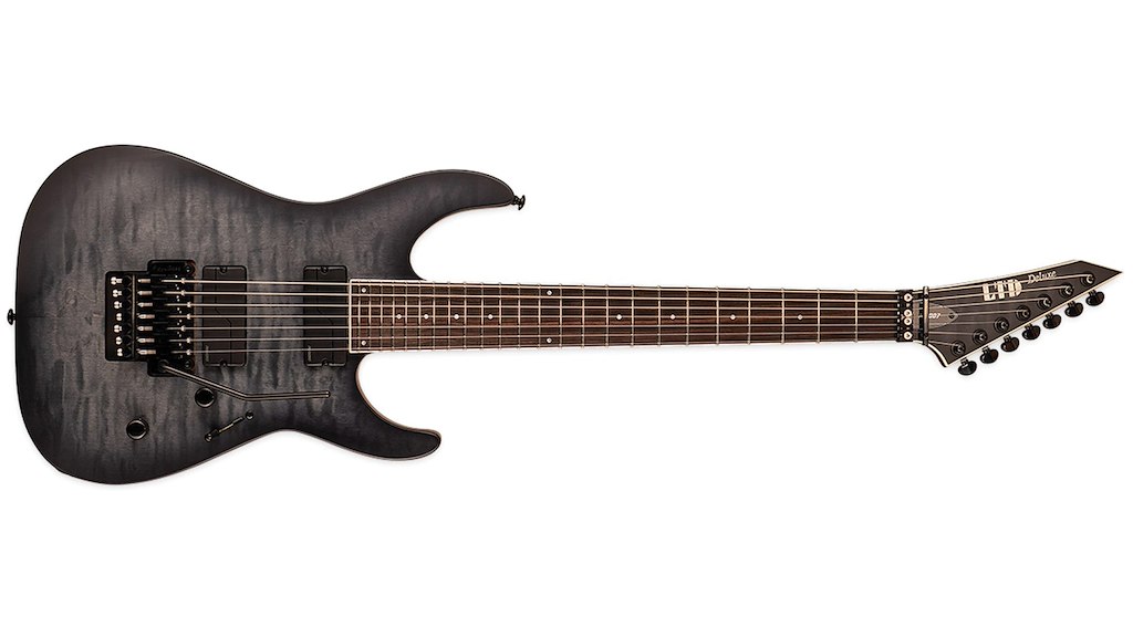ESP LTD M-1007 STBLKSBS SEE THRU BLACK SUNBURST SATIN