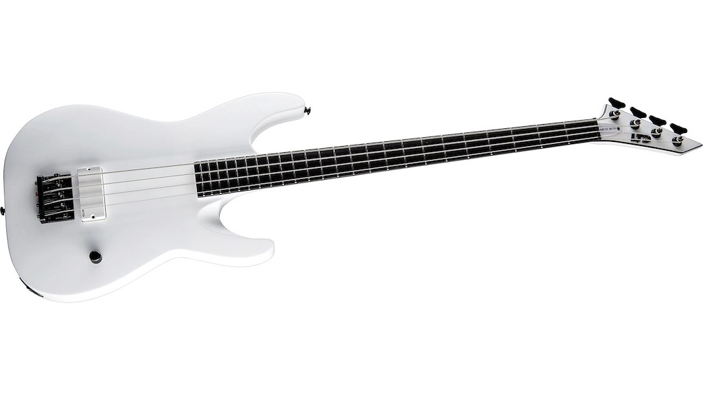 ESP LTD M-4 ARCTIC METAL SNOW WHITE SATIN