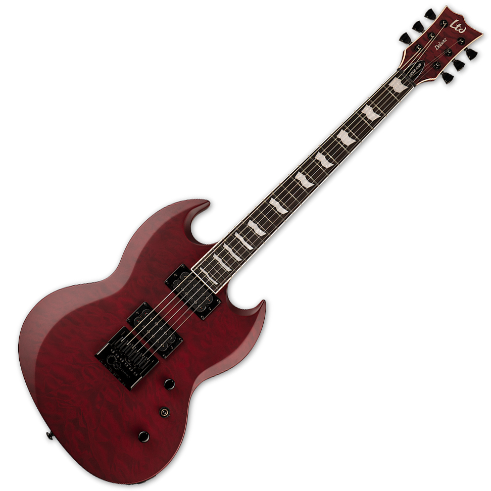 ESP LTD VIPER-1000 EVERTUNE STBCS SEE THRU BLACK CHERRY
