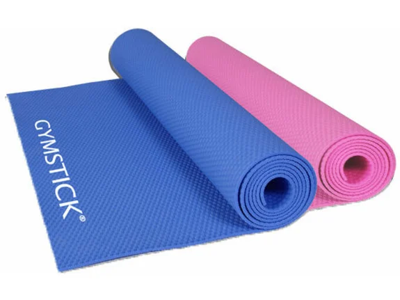 Gymstick Strunjača za vežbanje sa torbicom + DVD 160x61x0.4cm roze