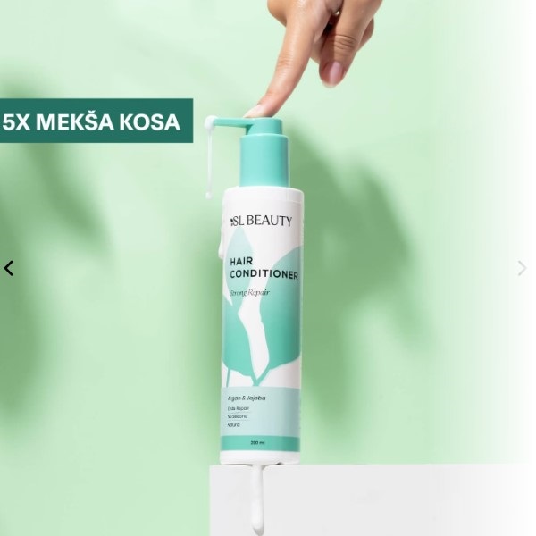 BALZAM ZA SUVU I OŠTEĆENU KOSU SL BEAUTY 200ML