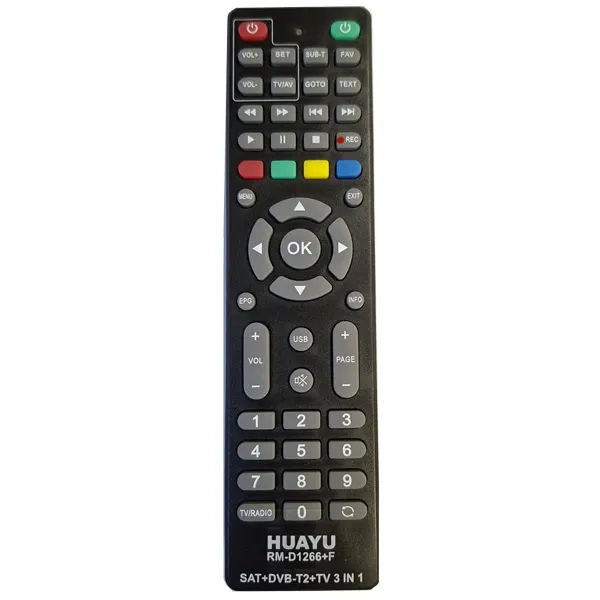 DALJINSKI DVB-T2 Univerzalni RM-D1266F