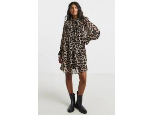 LOOK UP Italy Animal Print Haljina / Tunika (L/XL)