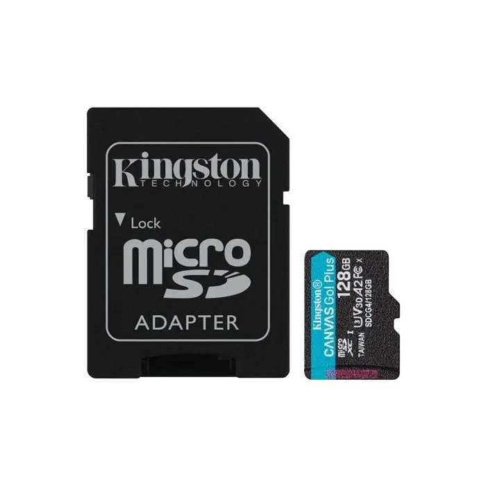 Kingston MEMORIJSKA KARTICA SDCG4/128GB microSD+adapter