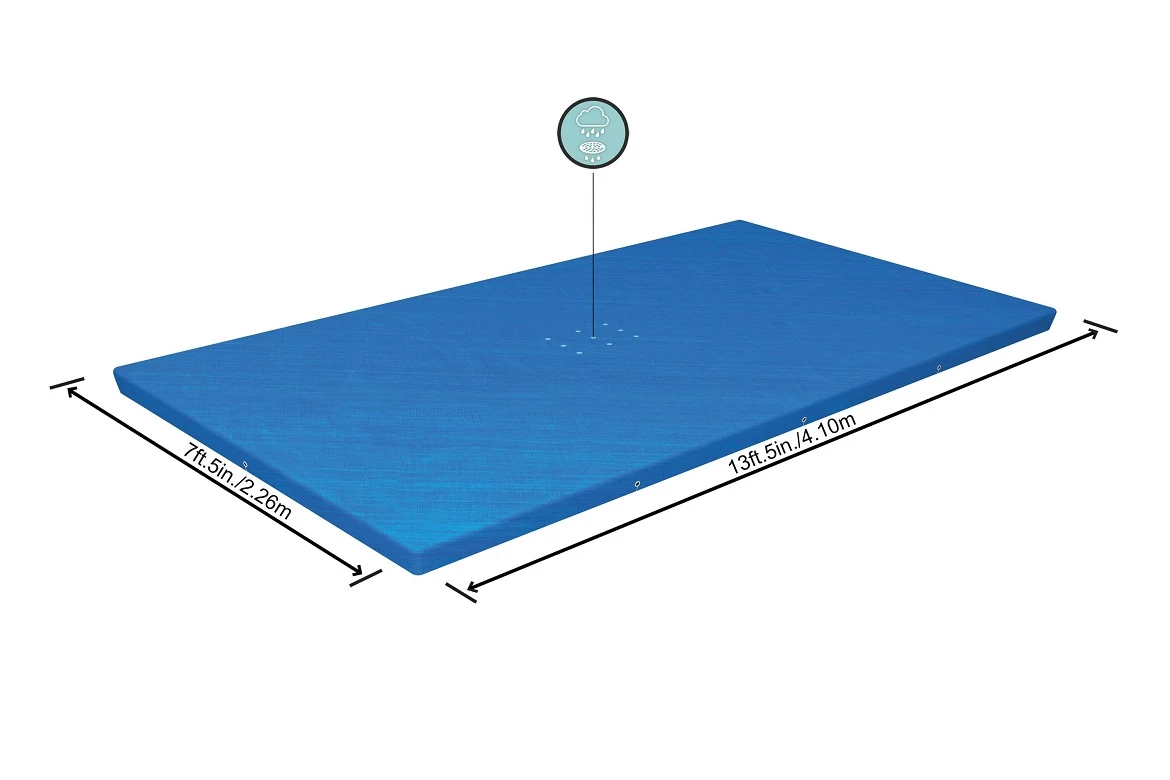Pravougaoni prekrivač za bazen Steel Pro 4,00 x 2,11 m