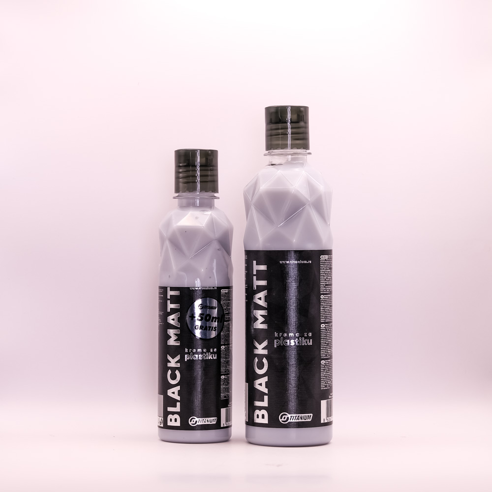 Titanium Black Matt – krema za plastiku