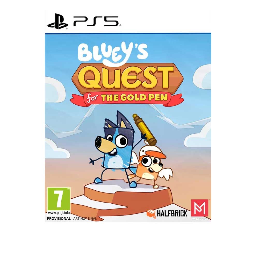 PM Studios PS5 Bluey's Quest for the Gold Pen