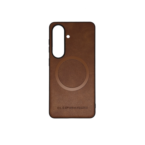 Razno Silikonska futrola OLGE Magnetic New Feeling Samsung A37 BRAON