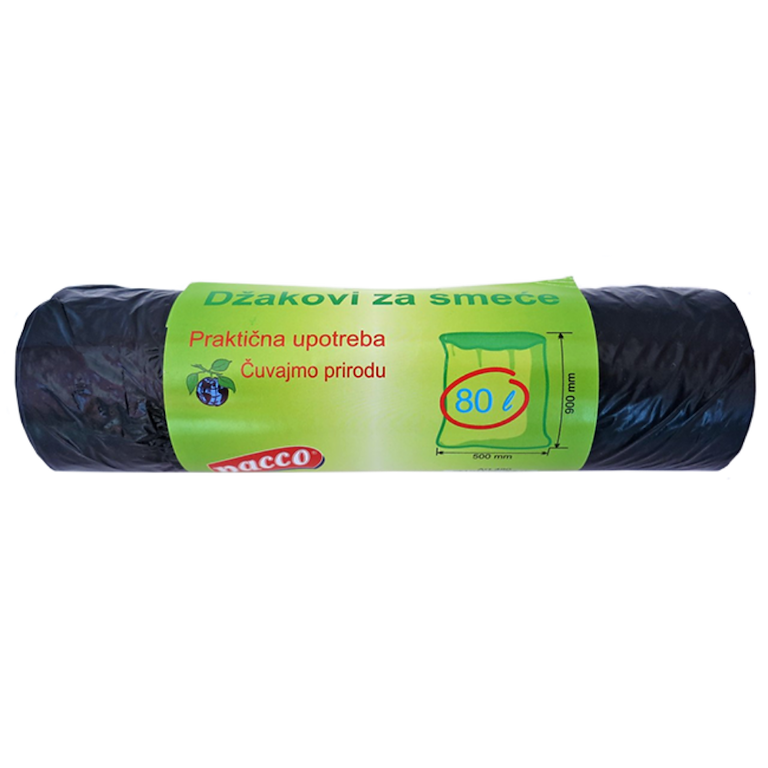 Kese za smeće pacco 500x900-80l 10/1