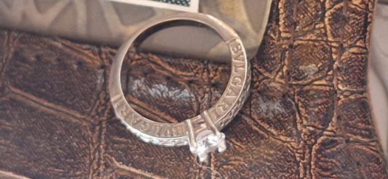 bvlgari,srebrni prsten sa krunicom
