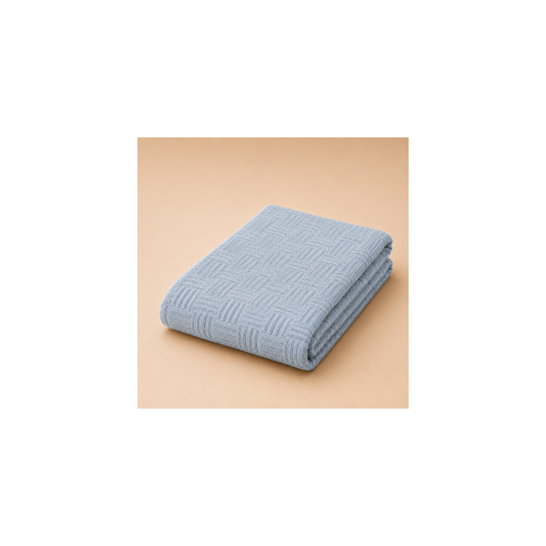BLUE BELL Frotir 200x200cm Lines, plava
