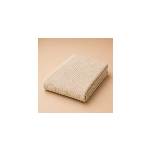 BLUE BELL Frotir 200x200cm Lines, krem
