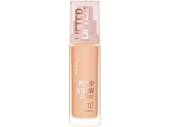 Maybelline New York Tečni puder Lifter Plump&Glow 117