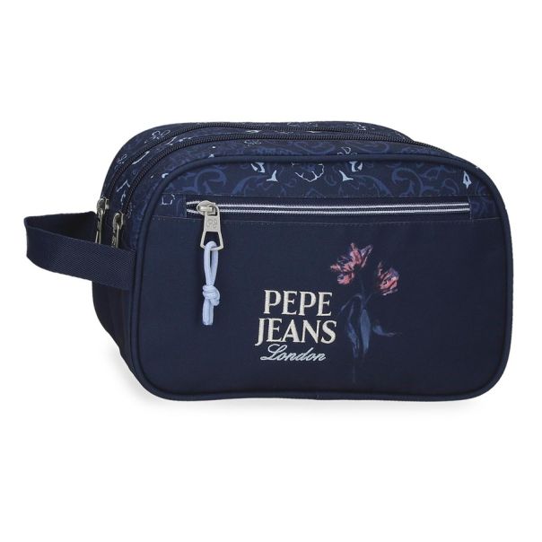 PEPE JEANS LENAY ženski neseser sa 2 pregrade - teget