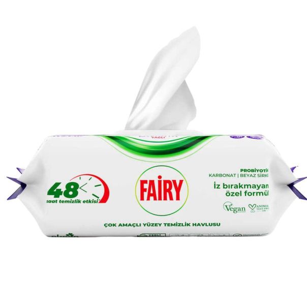FAIRY višenamenske vlažne maramice za površine Lavanda 100 kom
