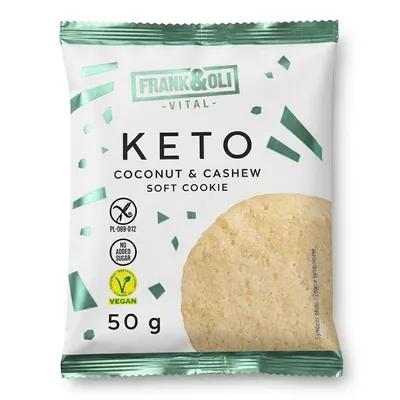 Keto kolačić sa kokosom i indijskim orahom 50 g Frank&Oli