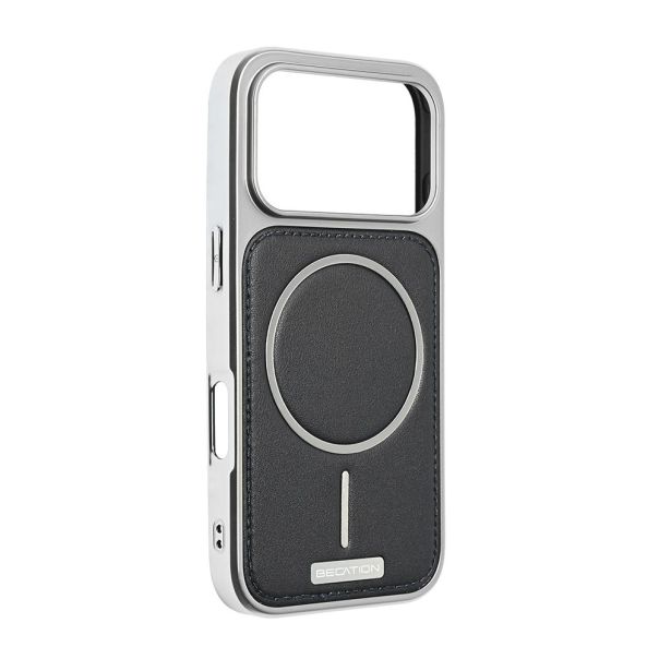 Maska za iPhone 17 Pro 6.3 crna Magsafe Urban Leather