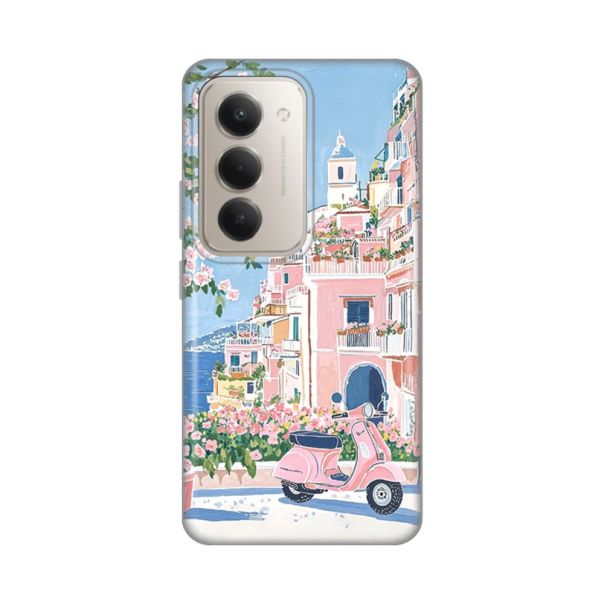 Maska za Xiaomi Redmi 15 4G Pink Italy Silikonska Print