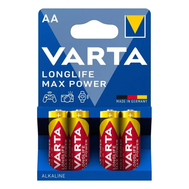 Baterija Varta LR6 Max Tech AA 4/1
