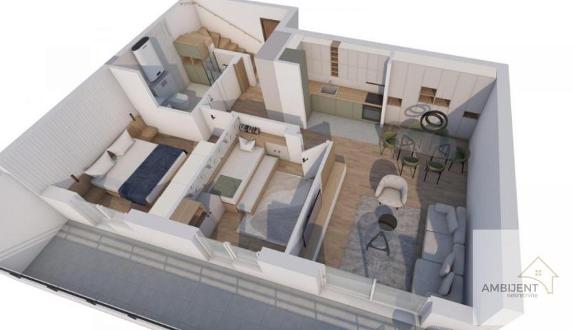 Penthouse duplex, Zemun, 107m2