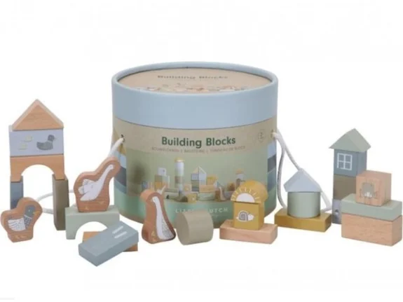 Little Dutch Blok kocke u kutiji Plave