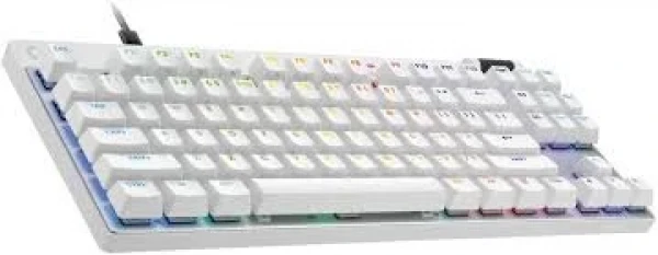 Tastatura žična gaming Logitech PRO X TKL RAPID bela 920-013242