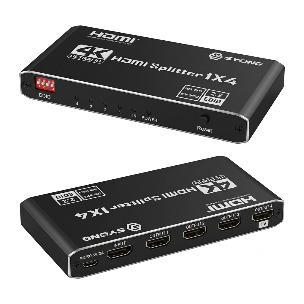 SYONG HDMI spliter SP-4K-104C za 4 ekrana u 4K