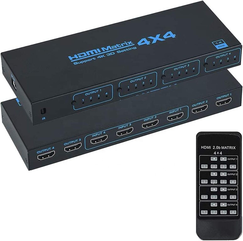 SYONG HDMI 4×4 matrix SP-MAT-404A svič i spliter sa 4 ulaza i 4 izlaza