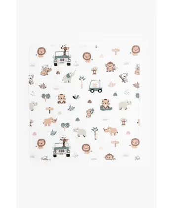 Stefan muslin tetra pelena za bebe 80x80cm Safari