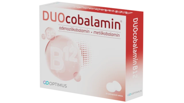 DUOcobalamin B12, 30 sublingvalnih tableta