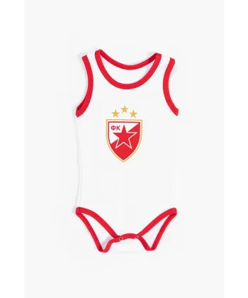 Stefan atlet bodić za bebe Basic Crvena Zvezda veličina 74