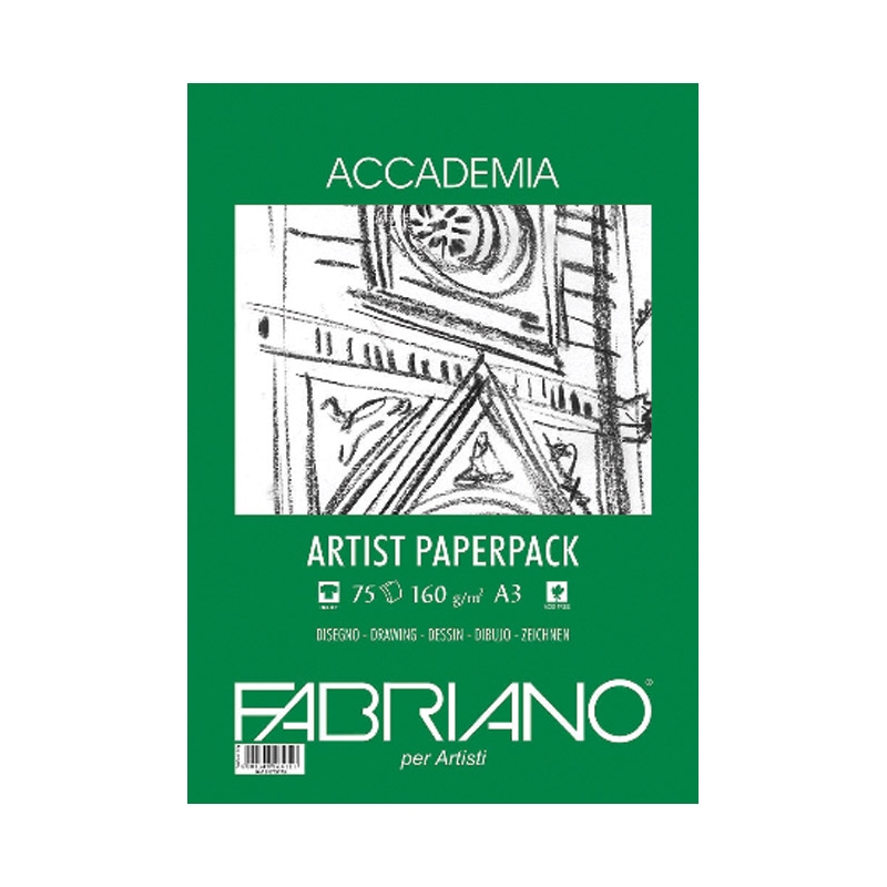 Papir Accademia A3 160g Pk75 Fabriano 50813160