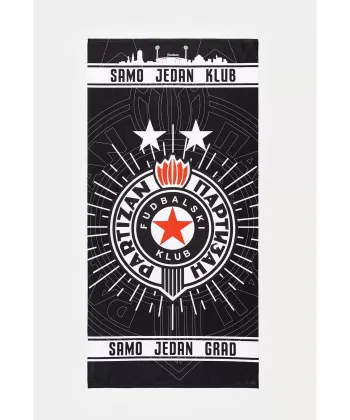 STEFAN plažni peškir za decu 70x140 Partizan samo jedan klub