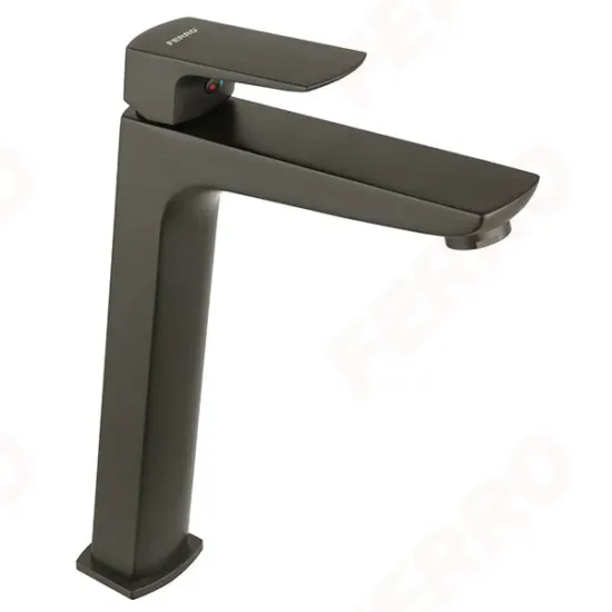 FERRO BATERIJA ZA LAVABO VISOKA, VITTO GUN METAL