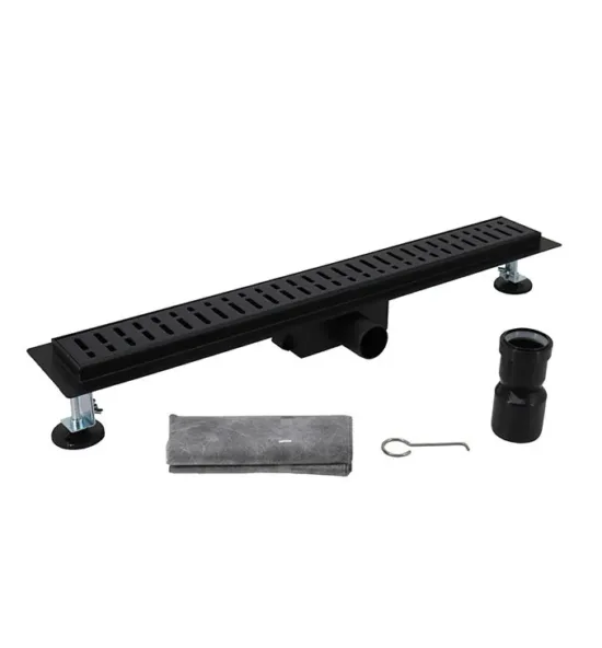 TUŠ KANALICA INOX PROFIL M WAVE 600 TEFLON BLACK