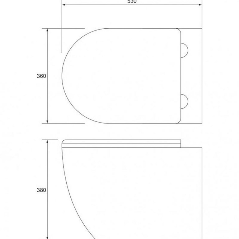 WC ŠOLJA COPEN TORNADO BLACK KOMPLET