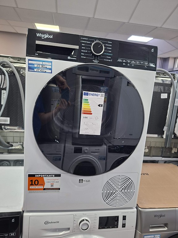 MAŠINA ZA SUŠENJE VEŠA WHIRLPOOL C WD 94M WBS IT , 9KG