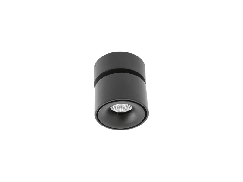 SVETILJKA LED BIANCO OKRUGLA 8W 4000K 680LM GTV LD-BNC8WOC-NB CRNA