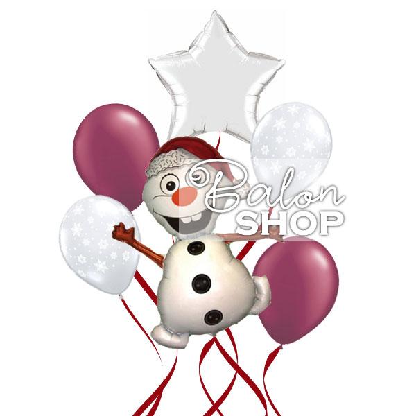 SNOWMAN buket balona